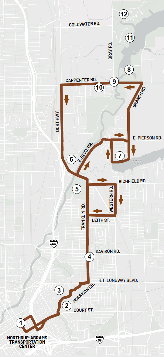 Primary Routes | MTA FlintMTA Flint