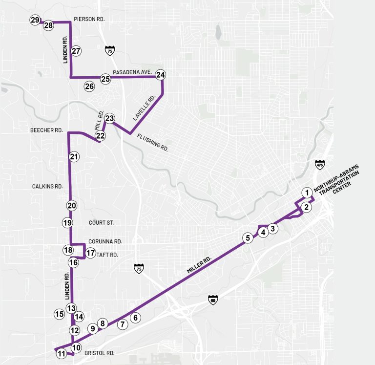 Primary Routes | MTA FlintMTA Flint