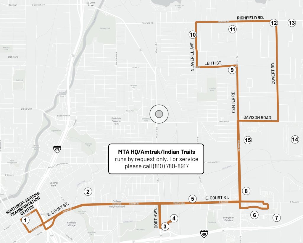 Primary Routes | MTA FlintMTA Flint